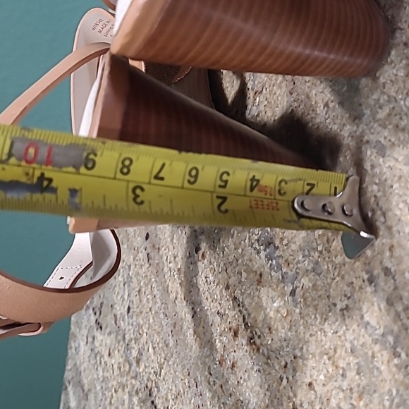 Cole Haan | Shoes | Cole Han Marietta Tan Leather Wedge Ssndals Size Us ...